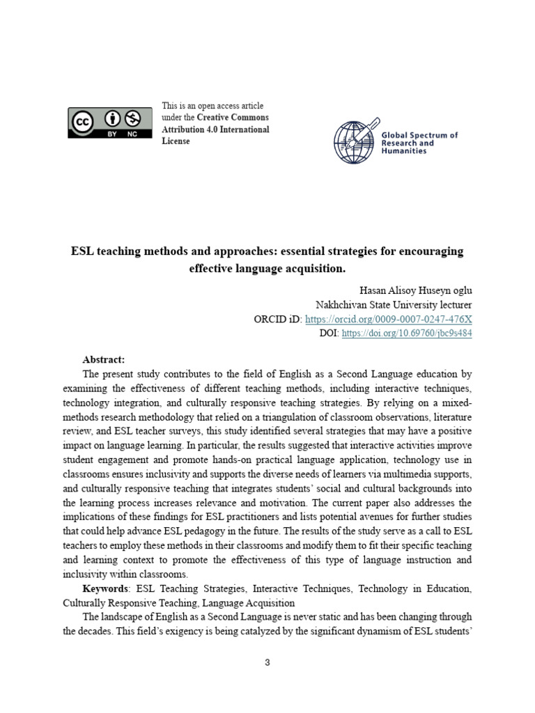 Effective Strategies For Teaching Phonetics in The | PDF | English As A Second Or Foreign ...