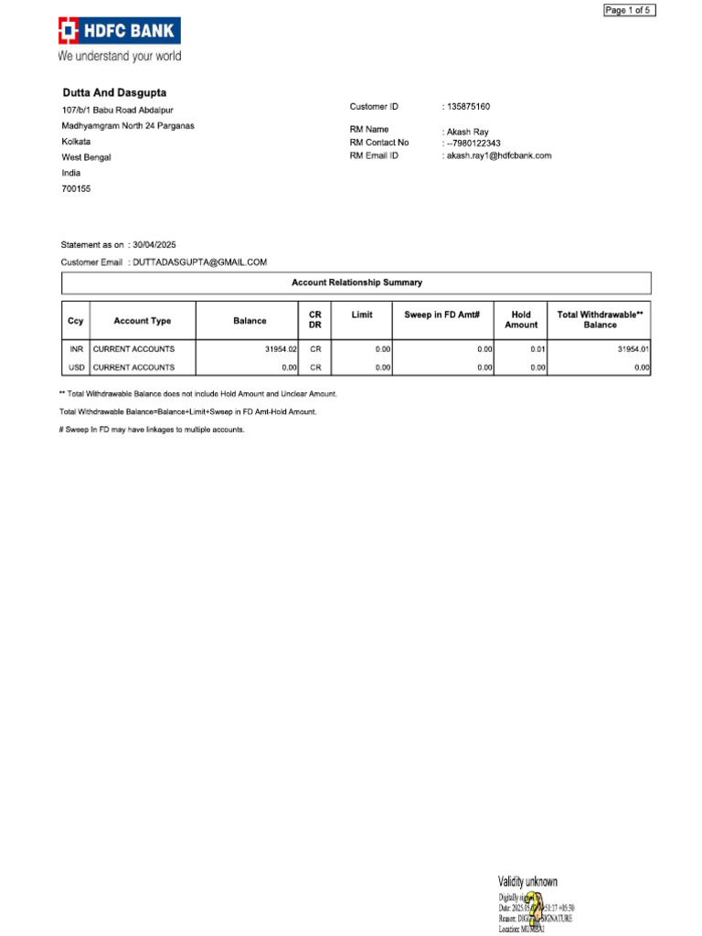 April 2025 HDFC | PDF