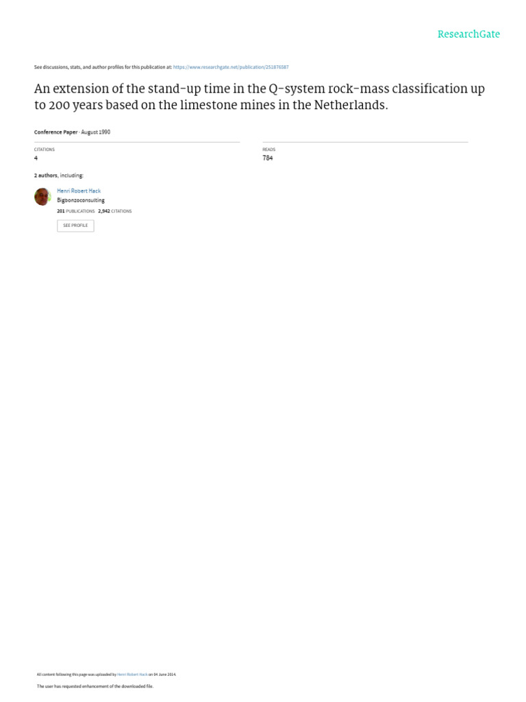 An Extension of The Stand-Up Time in The Q-System Rock-Mass ...