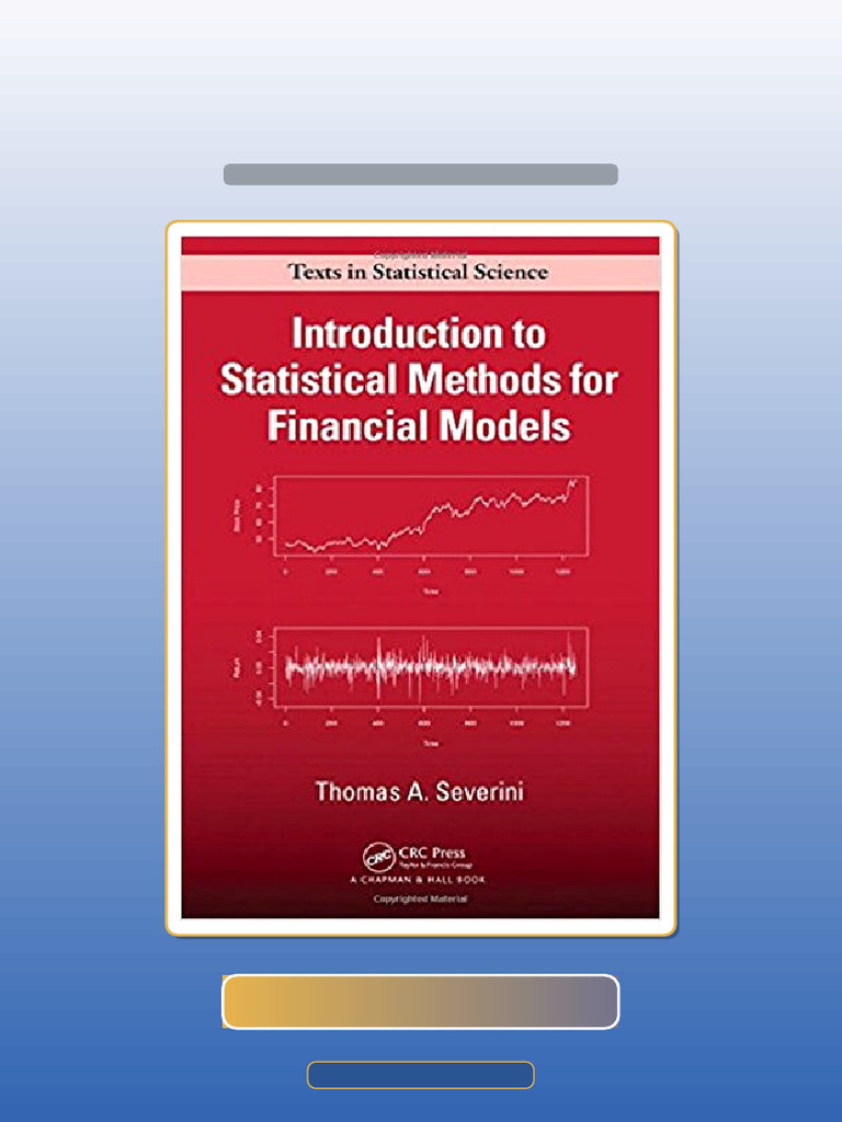 Introduction To Statistical Methods For Financial Models 1st Severini ...