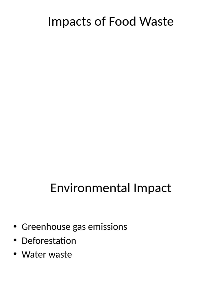 03 Impacts of Food Waste | PDF