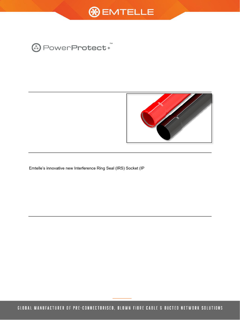EF450 014 Generic Specification UPVC Duct Power Rev.8 2 | PDF ...