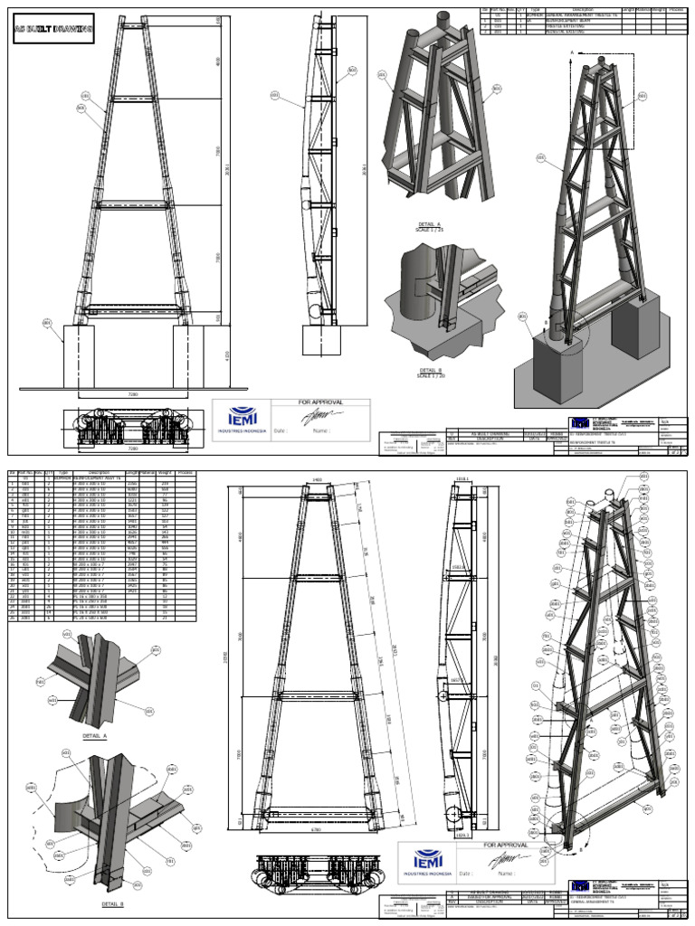 Reinforcement Trestle t6 As Built | PDF