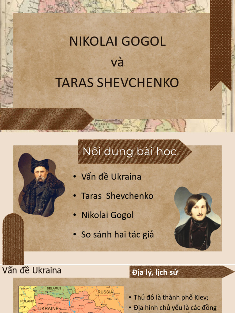 Nikolai Gogol Và Taras Shevchenko (1) | PDF