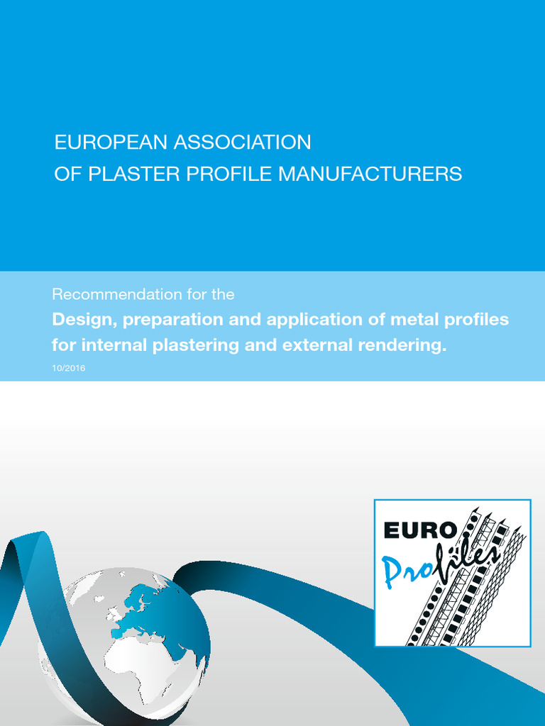 European Association of Plastering Profile | PDF | Plaster | Corrosion