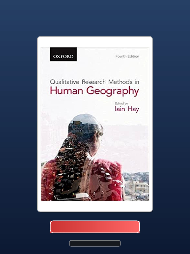 Qualitative Research Methods in Human Geography 4th Edition Official ...