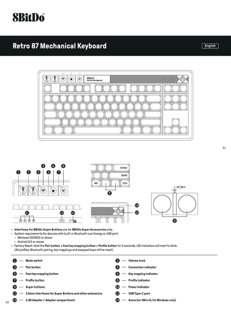 Retro 87 Mechanical Keyboard CN | PDF