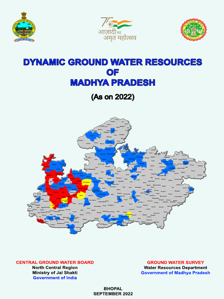 Dynamic Ground Water Resources MP 2022 | PDF | Groundwater | Aquifer