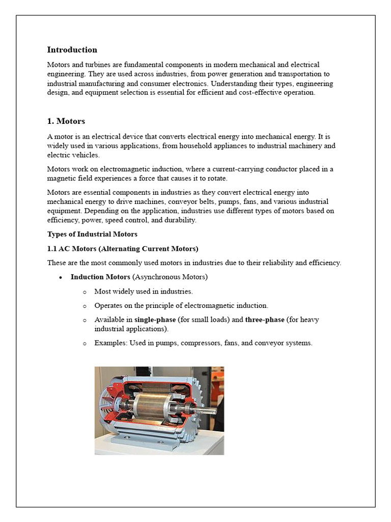 Motors | PDF | Electric Motor | Magnetic Devices
