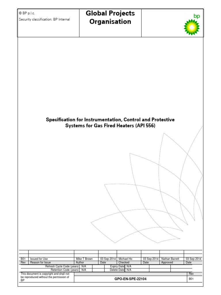 API 556 Specification for Gas Heaters | PDF | Thermocouple | Flow ...