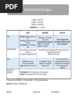 Magnesium Sulfate Dosing Guidelines | PDF | Magnesium | Pregnancy