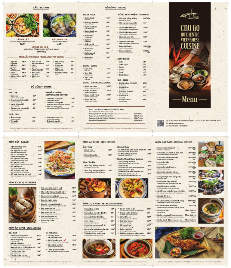 Menu 2024 | PDF