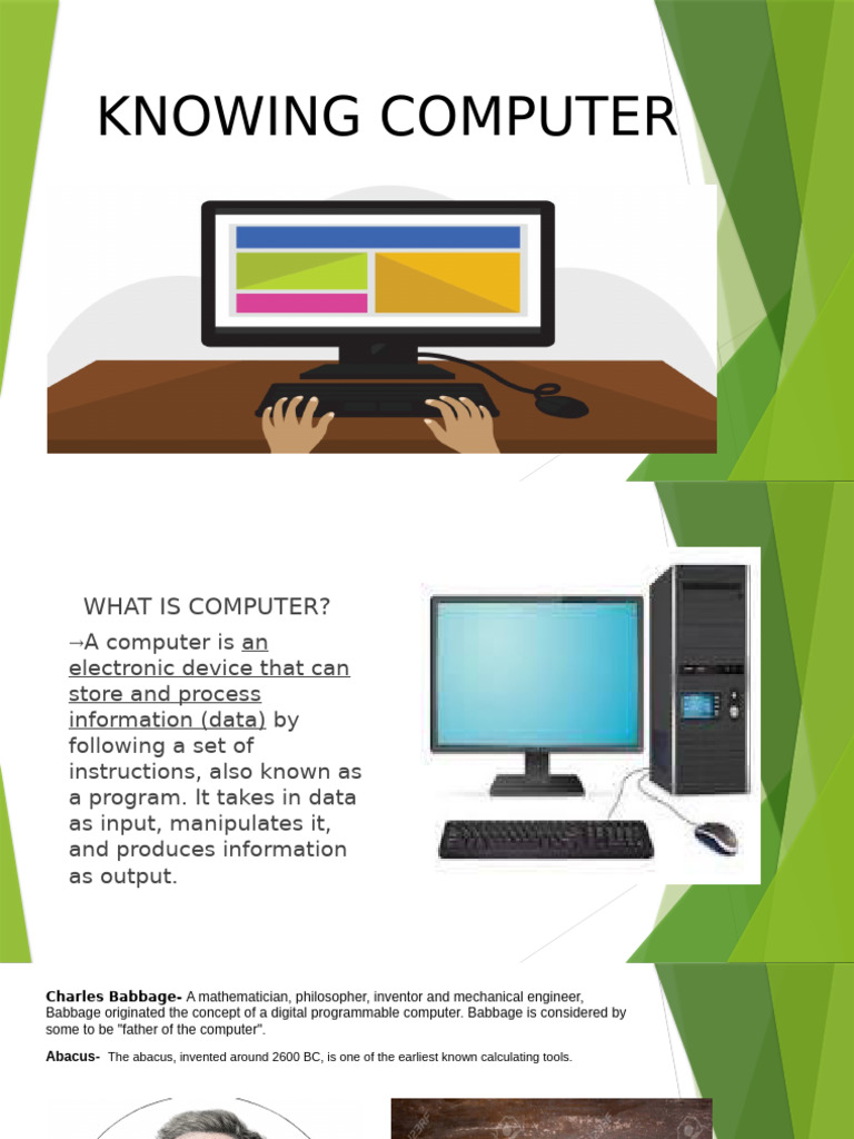 Understanding Computer Basics and Components | PDF | Central Processing ...