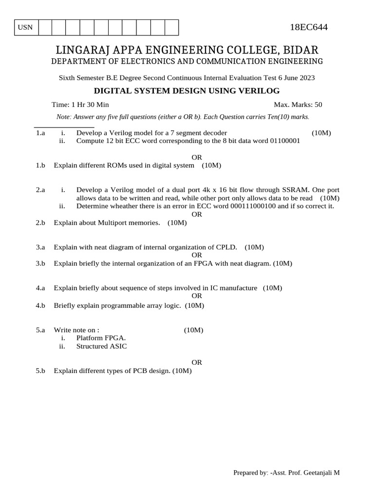 DSDv 2nd CIE QP | PDF
