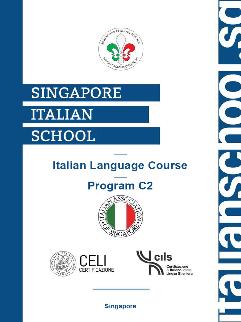 SIS Italian Course C2 Program | PDF | Italian Language | Linguistic ...