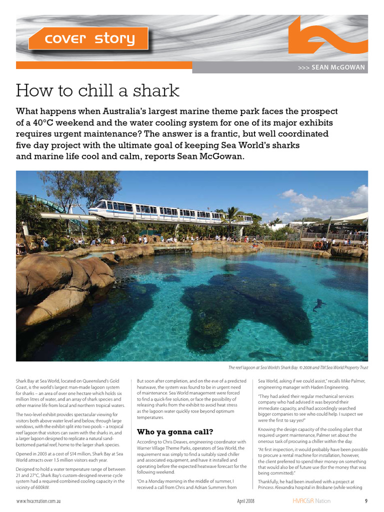 AIRAH How To Chill A Shark | PDF | Water | Heat Exchanger