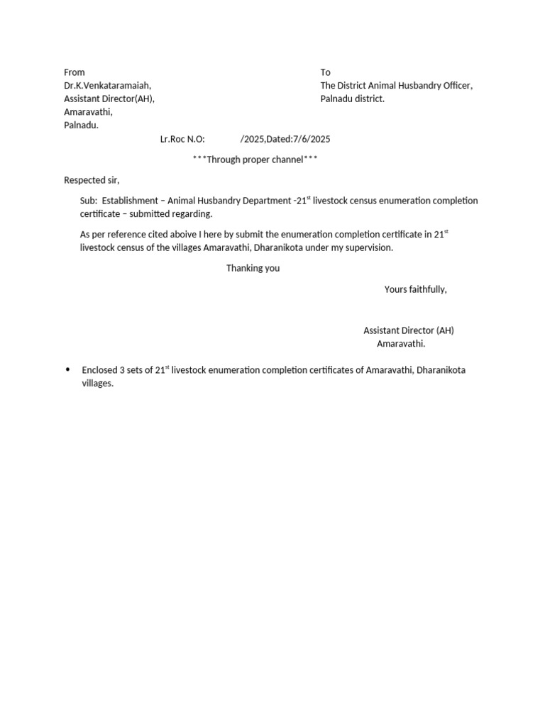 Census Covering Letter | PDF