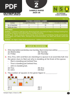 Igko Sample Paper Class-2 2025-26 | PDF