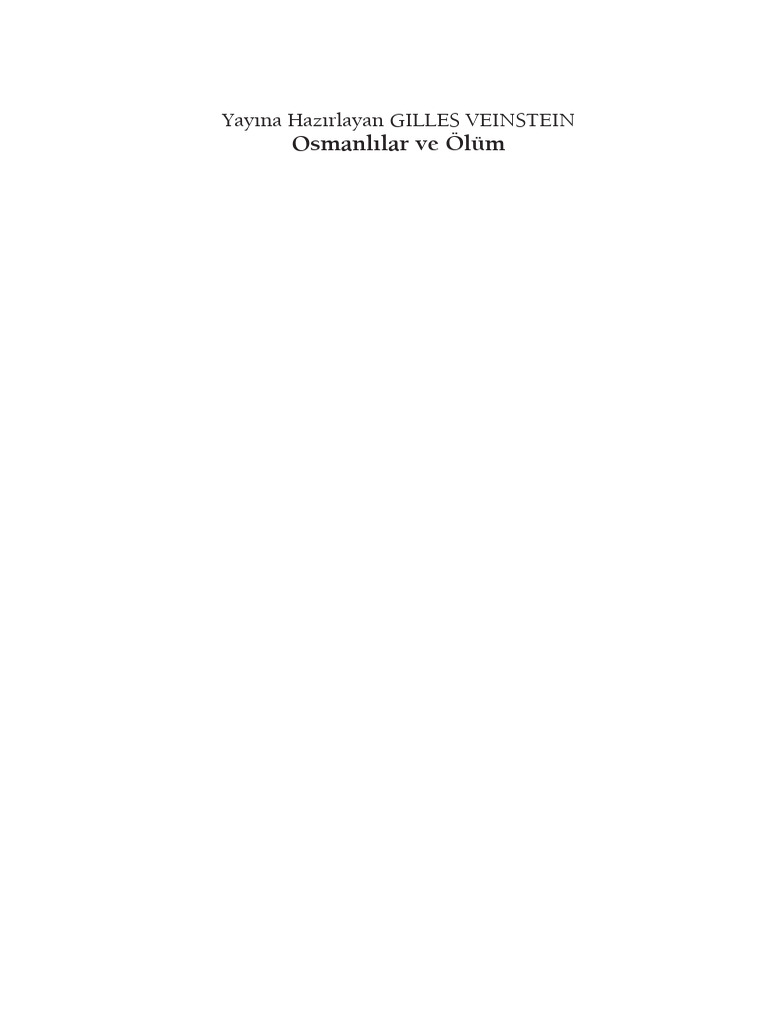 Osmanlilar Ve Olum | PDF