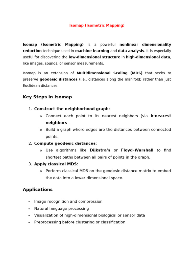 Isomap Pdf