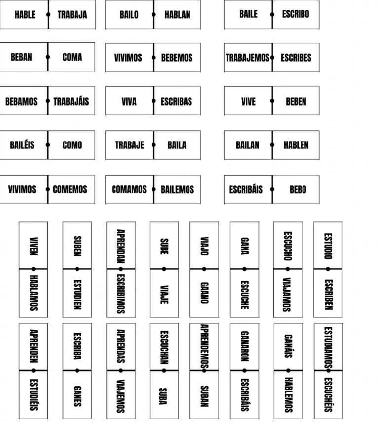 Dominó Regulares Subj | PDF