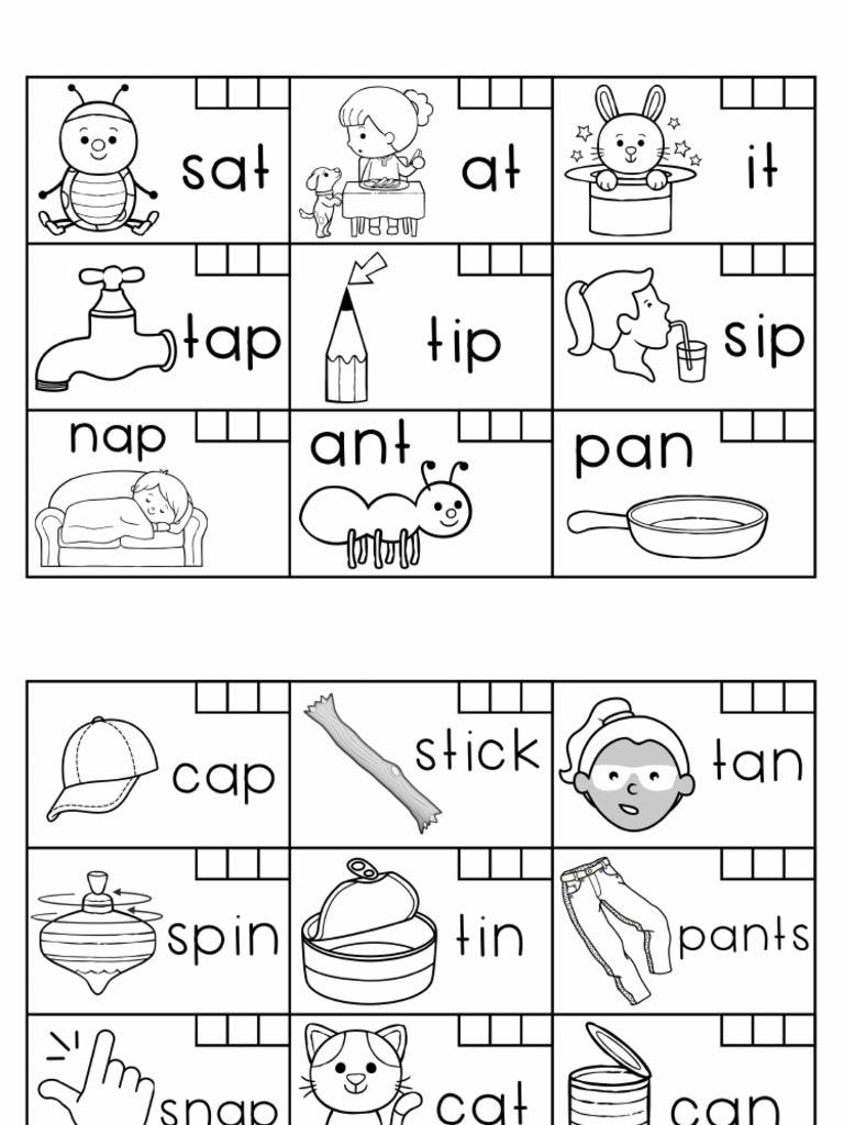 Jolly Phonics Word Mats (Edged For Binding) - Teaching Happiness | PDF