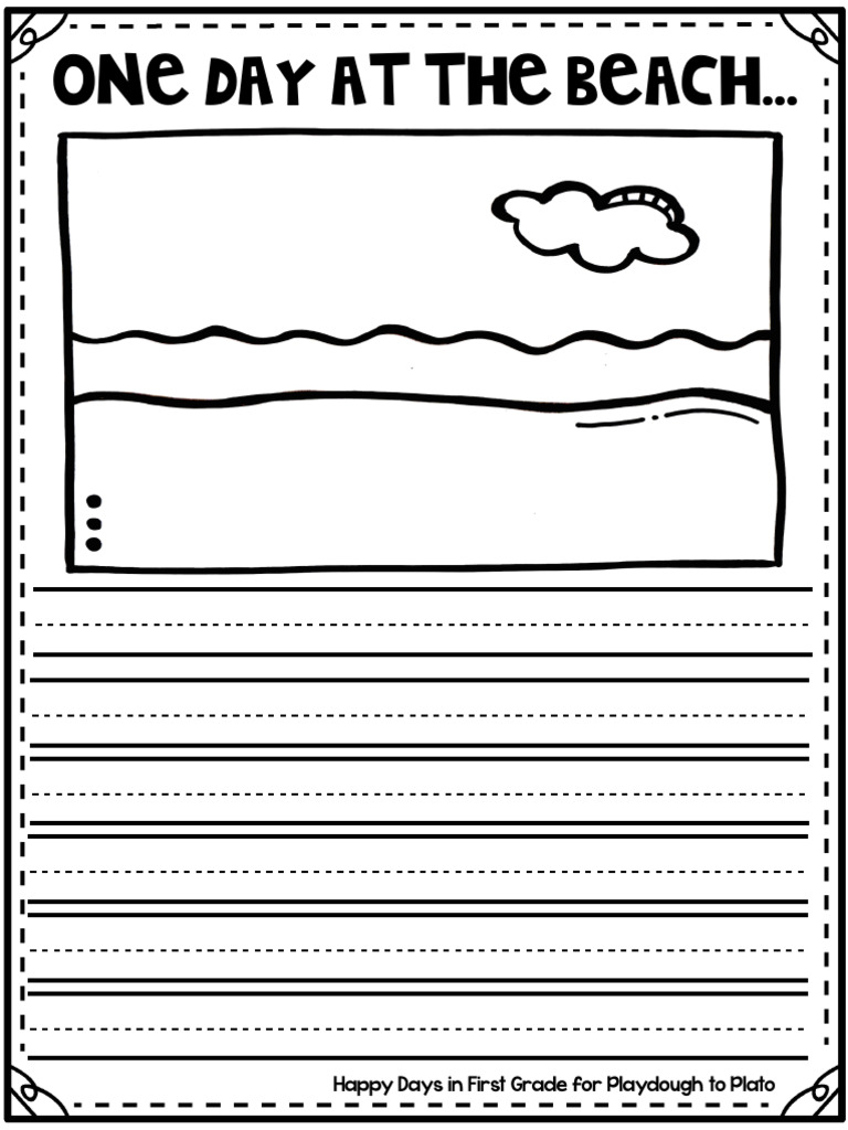 Beach Writing Prompt Infant 2 | PDF