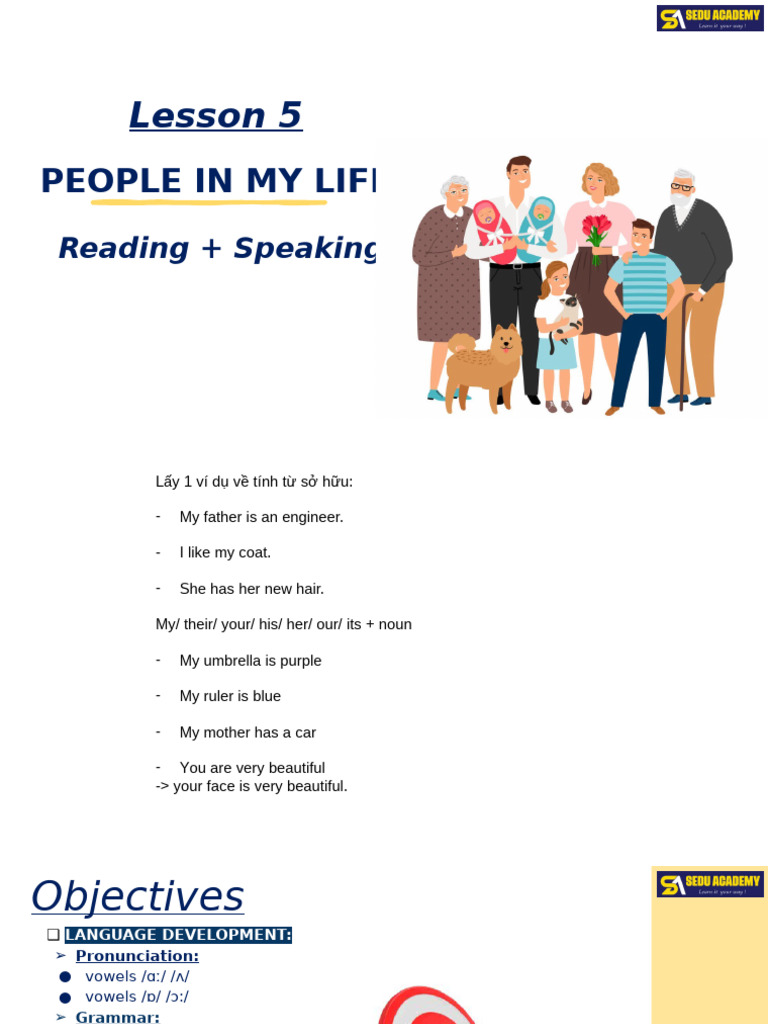 BG - Lesson 5 - People in My Life (R S) - Offline | PDF | Human ...