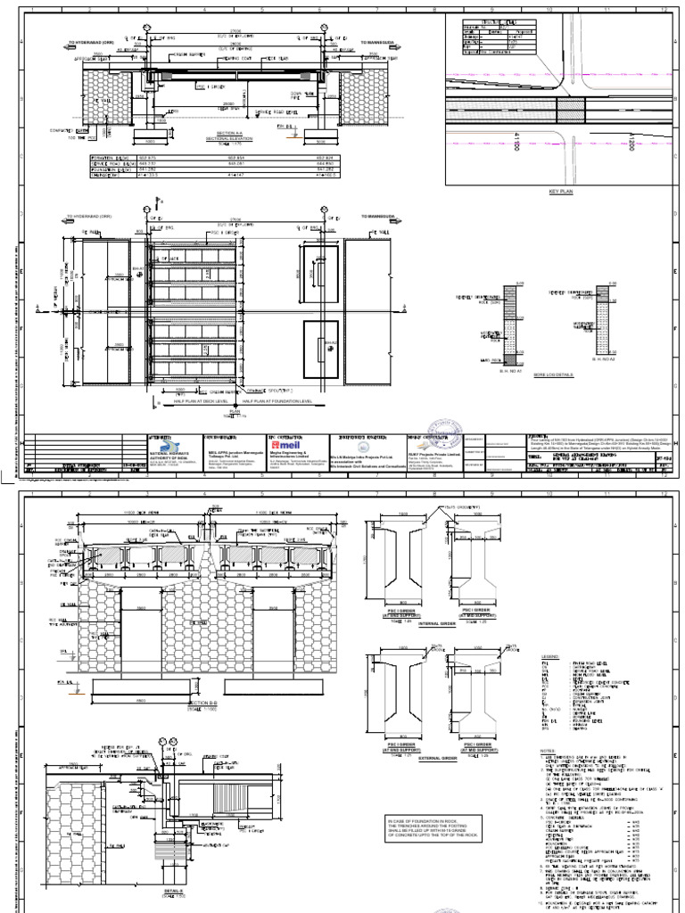 General Arrangement for VUP at CH:41+147 | PDF | Civil Engineering