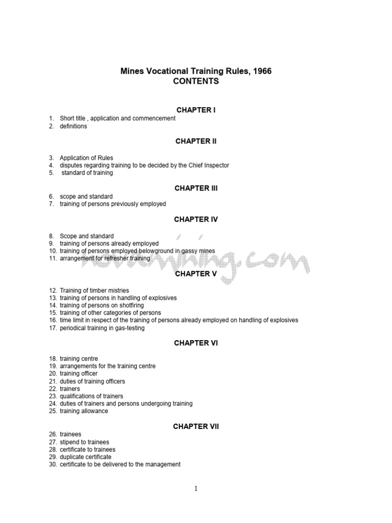 007 The MVT Rules 19661 | PDF