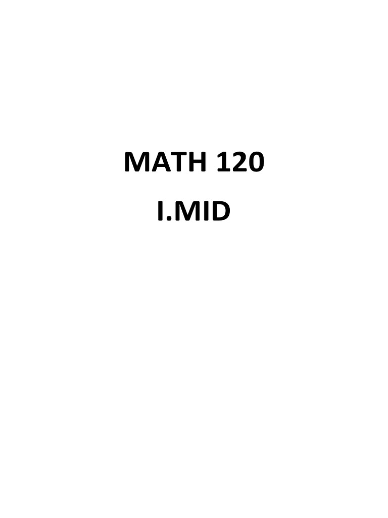 Math - 120 Son - 6 Yıl | PDF