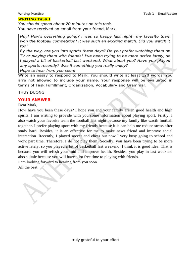 Writing Practice: Email & Essay Tasks | PDF | Traffic Collision ...