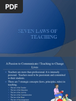 Seven Laws of The Learner Study Guide | PDF | Repentance | Learning