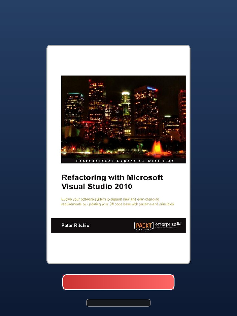 Refactoring With Microsoft Visual Studio 2010 Official Test Bank | PDF ...