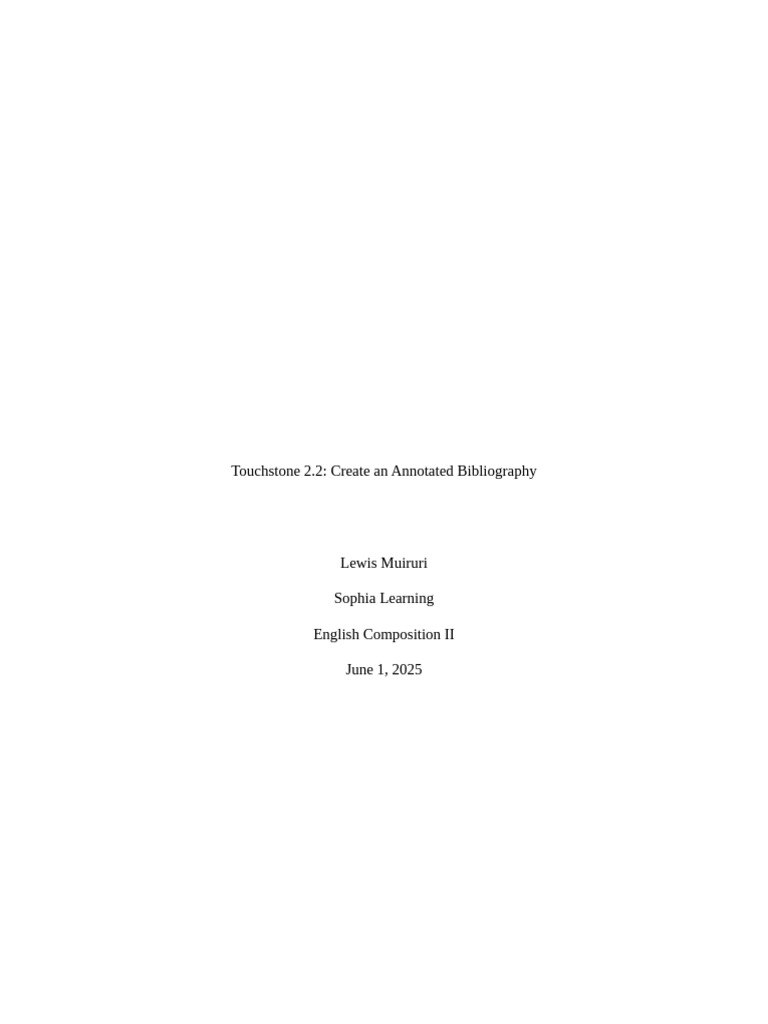 Annotated Bibliography | PDF | Electric Vehicle | Life Cycle Assessment
