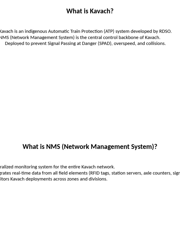 NMS Kavach Presentation | PDF