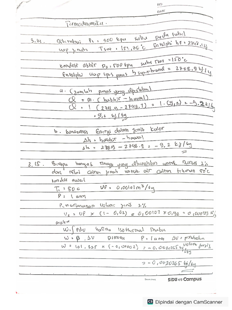 Termodinamika 3 | PDF