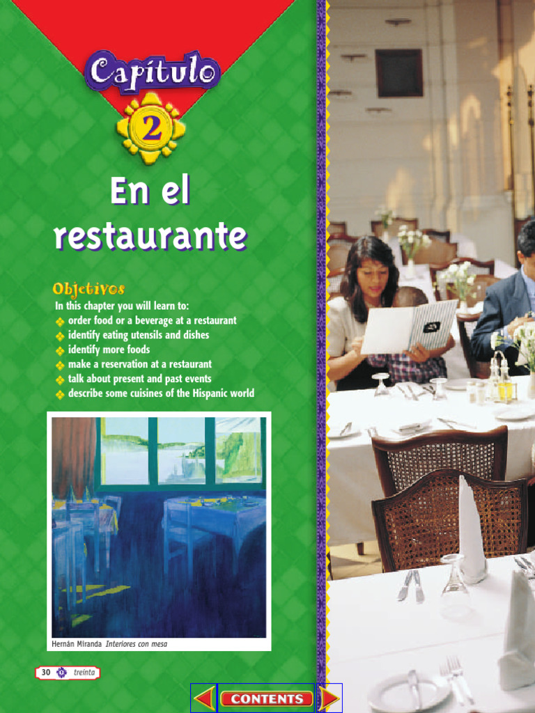 Buen Viaje 2 Capi - Tulo 2 en El Restaurante | PDF | Cocina mexicana ...