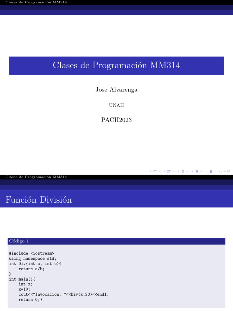 Funciones Principal | PDF | Puntero (Programación de computadora) | Ascii