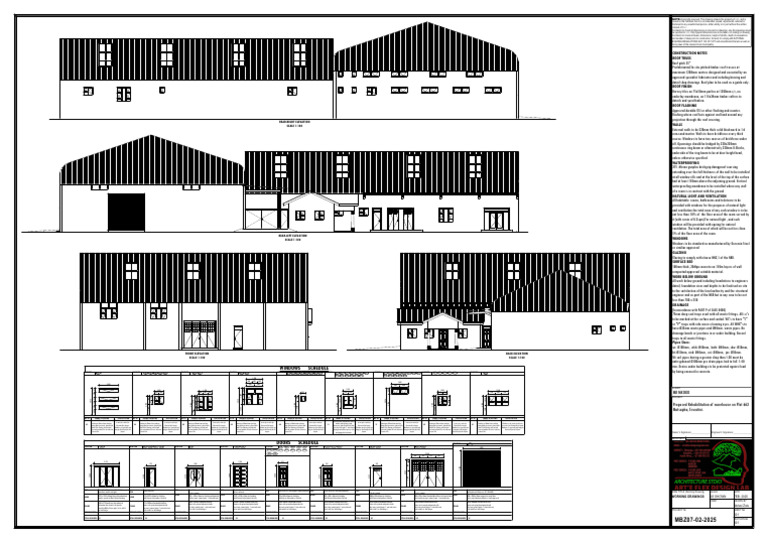 Warehouse Elevation Specifications | PDF | Roof | Window
