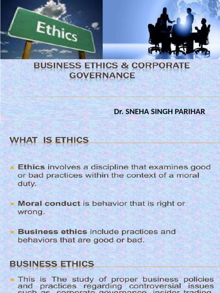 OEC Business Ethics Unit - 5 | PDF