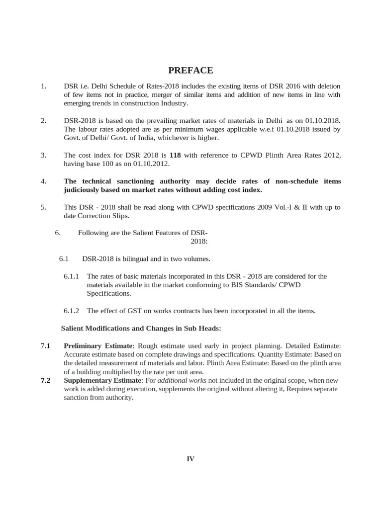 DSR Vol 1 2018 | PDF | Materials | Building Materials