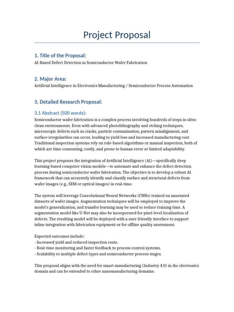 AI Based Defect Detection Semiconductor | PDF | Semiconductor Device ...