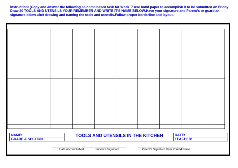 W7 QTR1 Home Base Activity Sheet | PDF