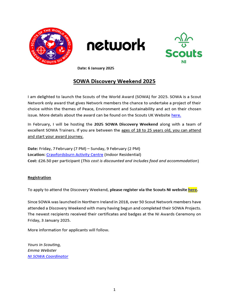 Participant Information Letter SOWA 2025 | PDF