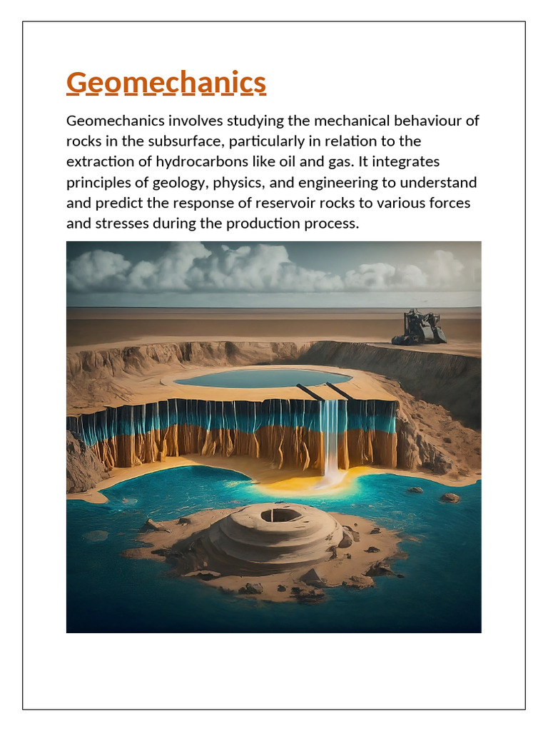 Geomechanics: Rock Behavior in Reservoirs | PDF | Strength Of Materials ...