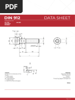 Datasheet Iso 4762 | PDF | Steel | Screw