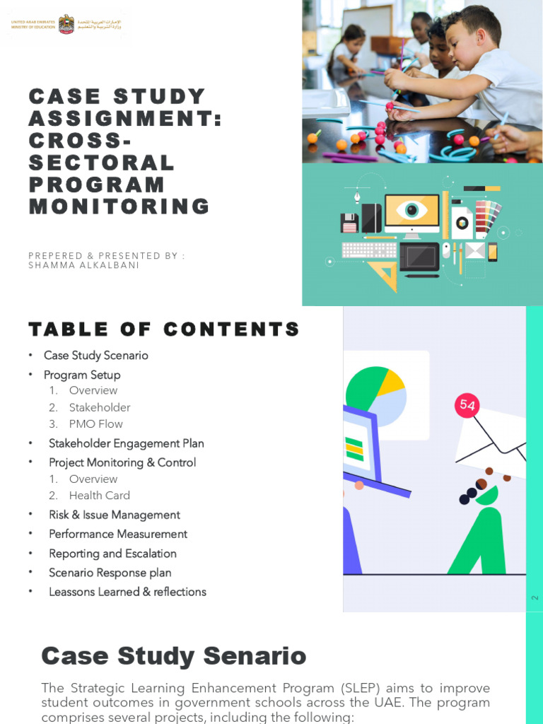 Case Study Assignment - Cross-Sectoral Program Monitoring - Shamma ...