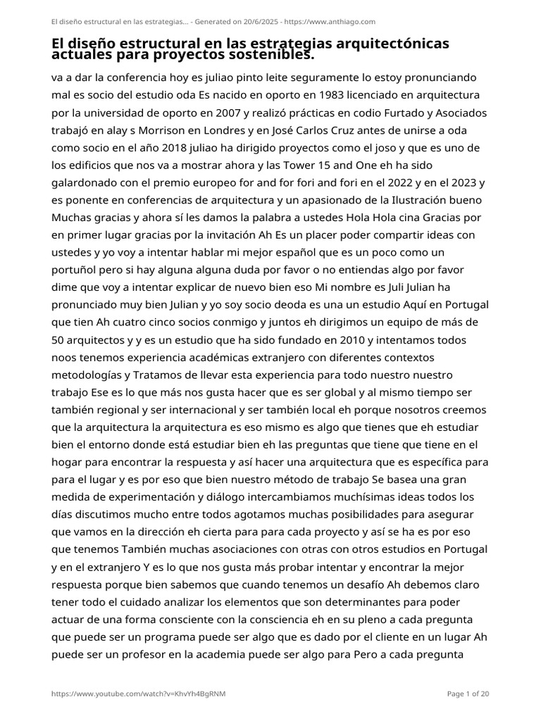 El Dise o Estructural en Las E-20!06!2025 | PDF | Hormigón | edificio