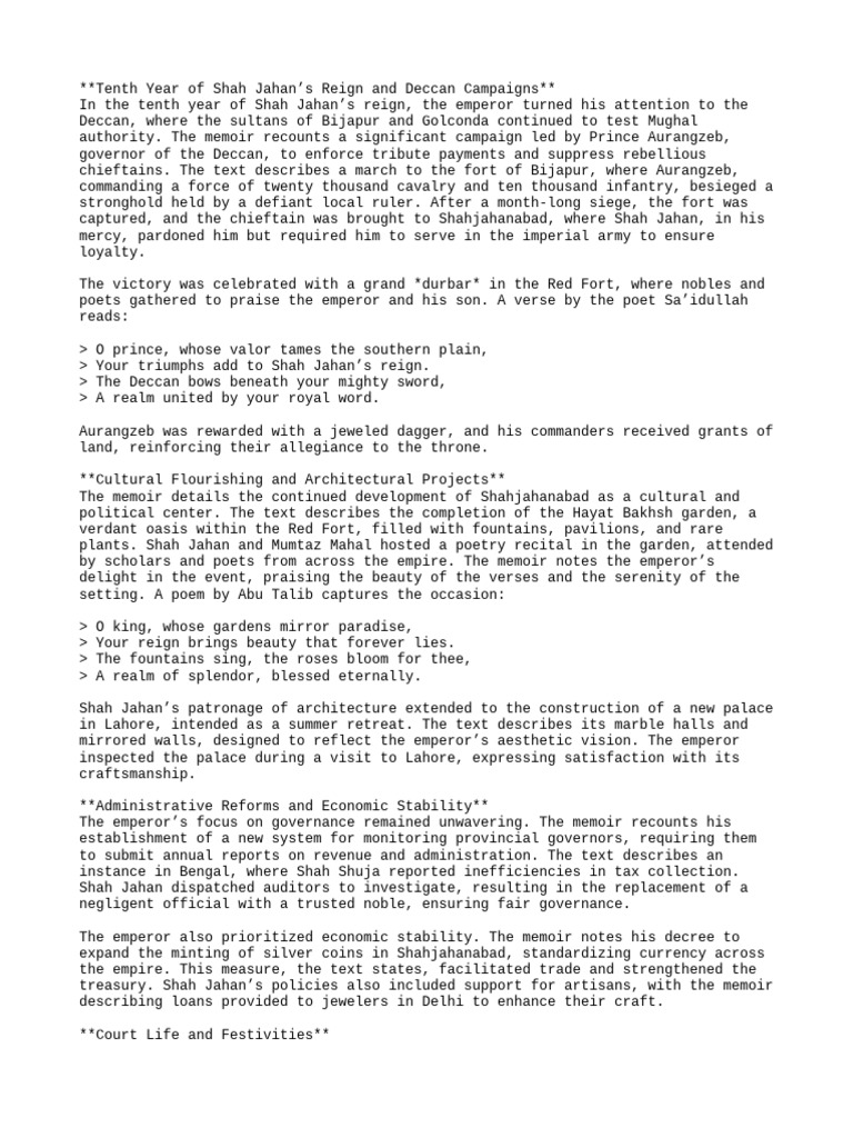 Tuzuk-i-Jahangiri English Translation Part 10 | PDF